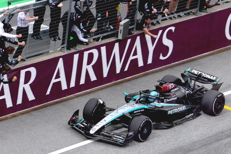 Mercedes F1 W15 E Performance #63 'Mercedes-AMG Petronas F1 Team ...